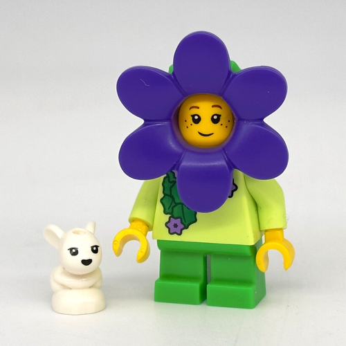 LEGO BAM Dark Purple Flower Girl Minifigure Rabbit Bunny Q2 2023 Spring ...