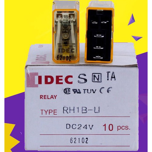 10PC NEW IDEC RH1B-U DC24V Intermediate miniature relay spot stock #YP1 ...
