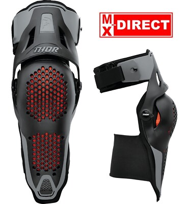 THOR ADULT SENTINEL HINGED KNEE GUARDS MX MOTOCROSS ENDURO KNEE PADS L ...