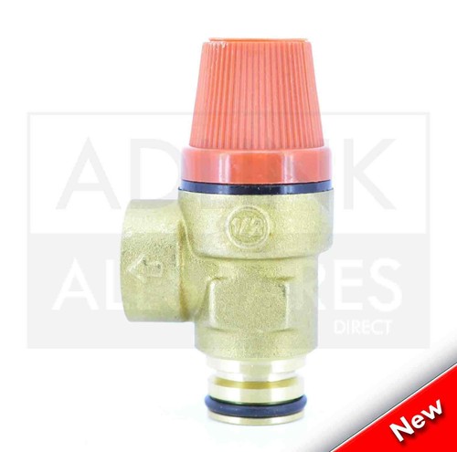 BIASI RIVA PLUS HE M296.24SM & M296.28SM BOILER PRESSURE RELIEF VALVE ...