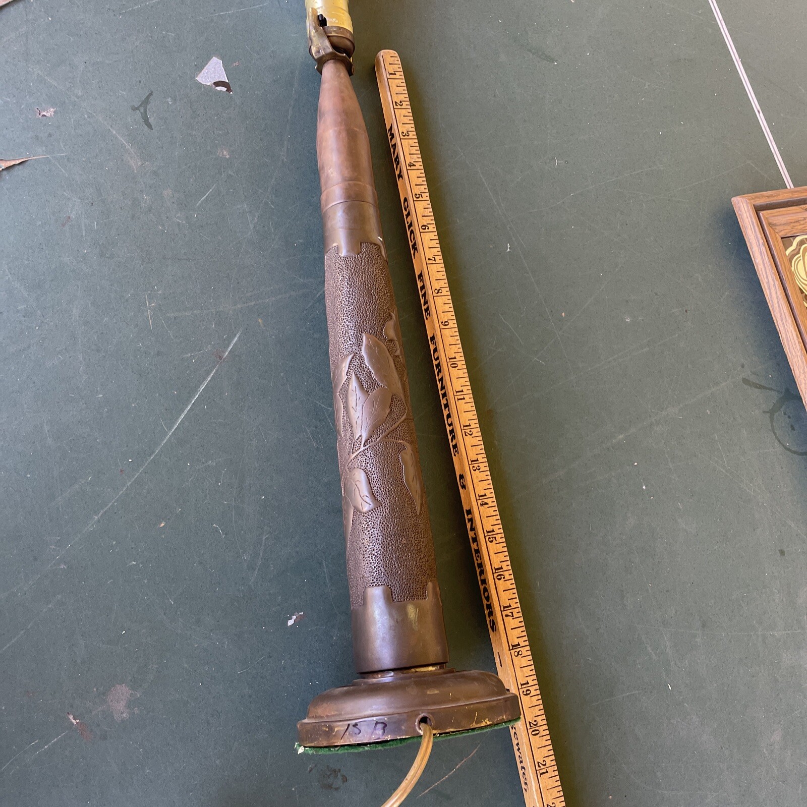 VINTAGE TRENCH ART WWII Empty ARTILLERY SHELL flower Design | eBay