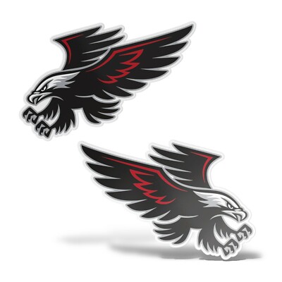 Sticker FALCON HAWKS Wall Decal Laptop Vinyl Car Motorcycle Helmet | eBay