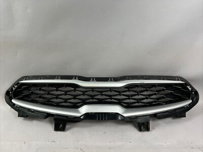 Kia Forte 2019-2022 Upper Bumper Grille Black & Silver 86350-M6000 OEM ...