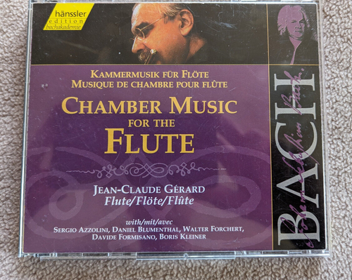 JS Bach: Chamber Music for Flute - 2 CD Set - Jean-Claude Gerard | eBay