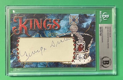 2023 HA KINGS NATIONAL EDITION GEORGE SISLER CUT AUTOGRAPH AUTO 6/9 ...