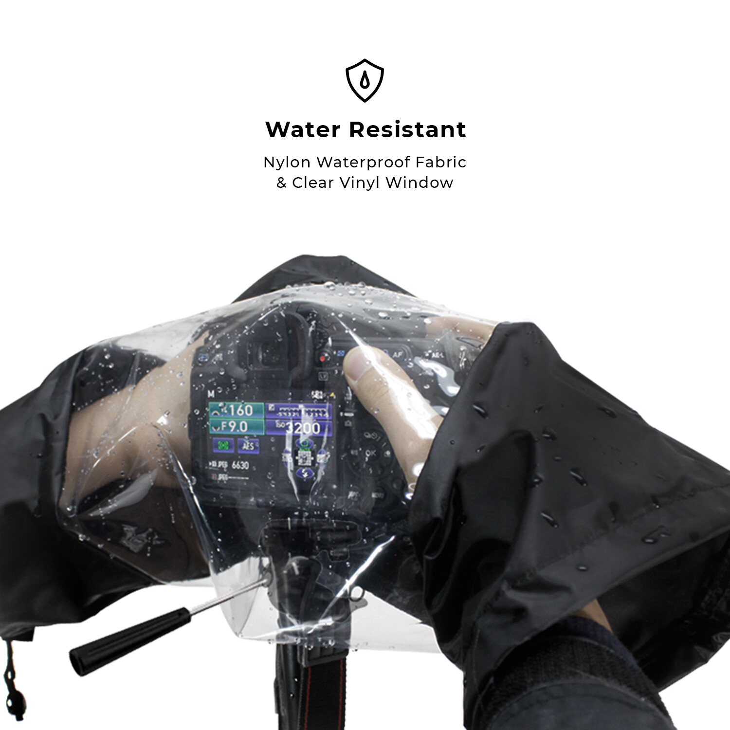 LSP Camera Rain Cover Shield Coat Waterproof Protector Sleeves for DSLR ...