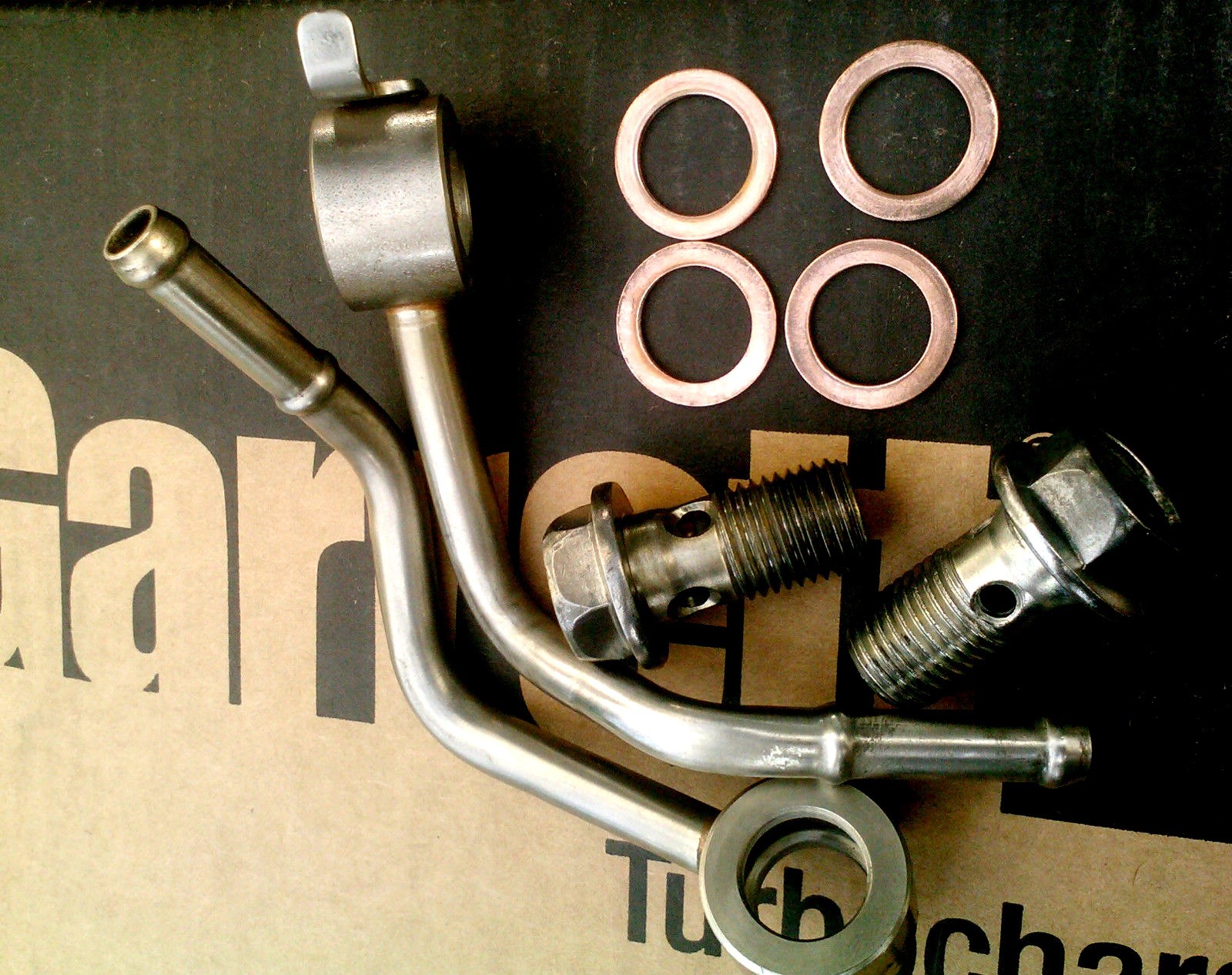 Turbo coolant Fittings BANJO BOLTS M14 x 1.5 turbocharger Garrett GT ...