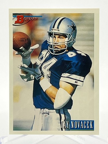 1993 Bowman NFL Football Card #405 Jay Novacek TE #84 Dallas Cowboys | eBay