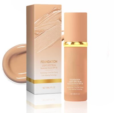 4 in 1 Biomimic Foundation Medium Spectrum Foundation Liquid 1.0oz/ 30g ...