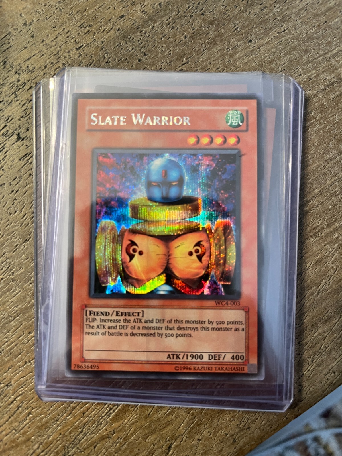 Yugioh Slate Warrior WC4-003 Orange GBA Promo 2004 | eBay