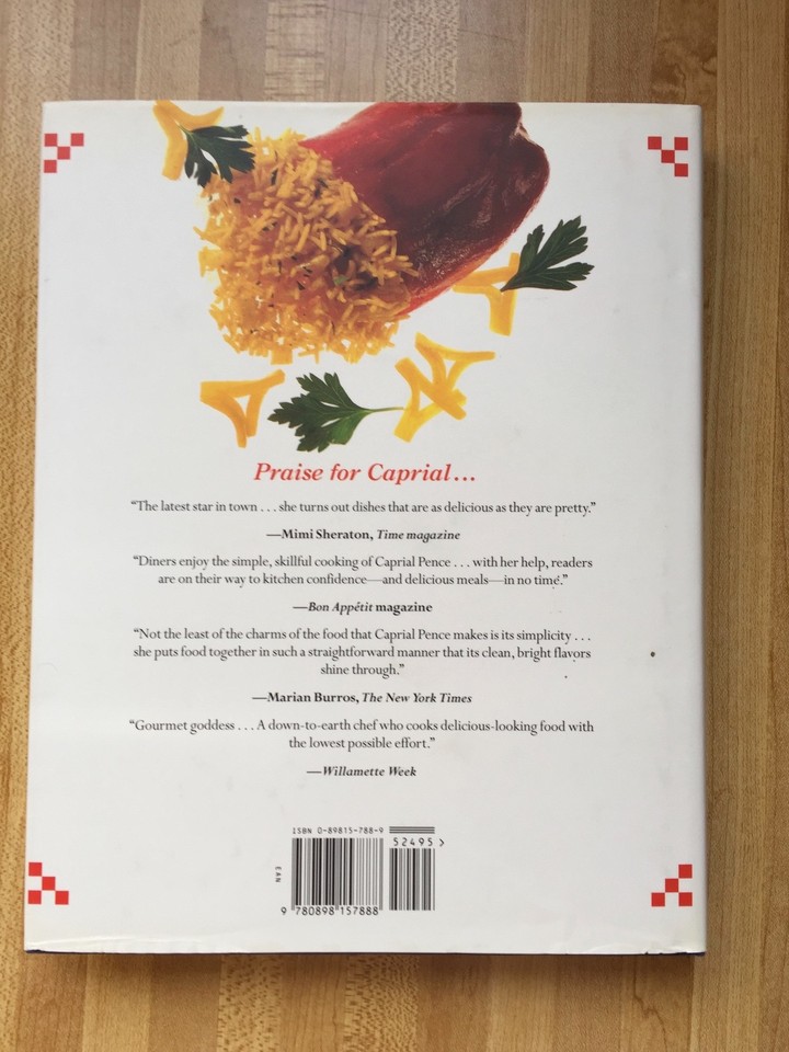 Cooking With Caprial SIGNED Caprial Pence HC/DJ 1st Edition 1996 | eBay