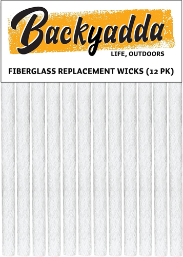 Tiki Torch Wick Replacements, 12 Pack, Long Life Fiberglass Torch Wicks ...
