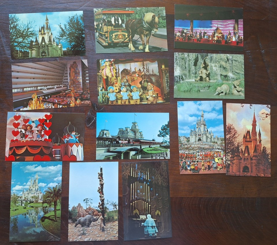 LOT of 26 Vintage Postcards Disney World Unposted | eBay