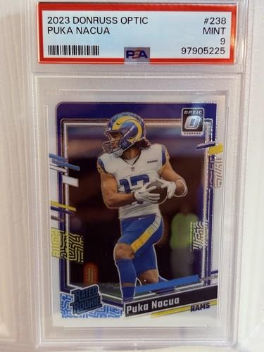2023 Donruss Optic Puka Nacua Rated Rookie #238 PSA 9 MINT Rams | eBay