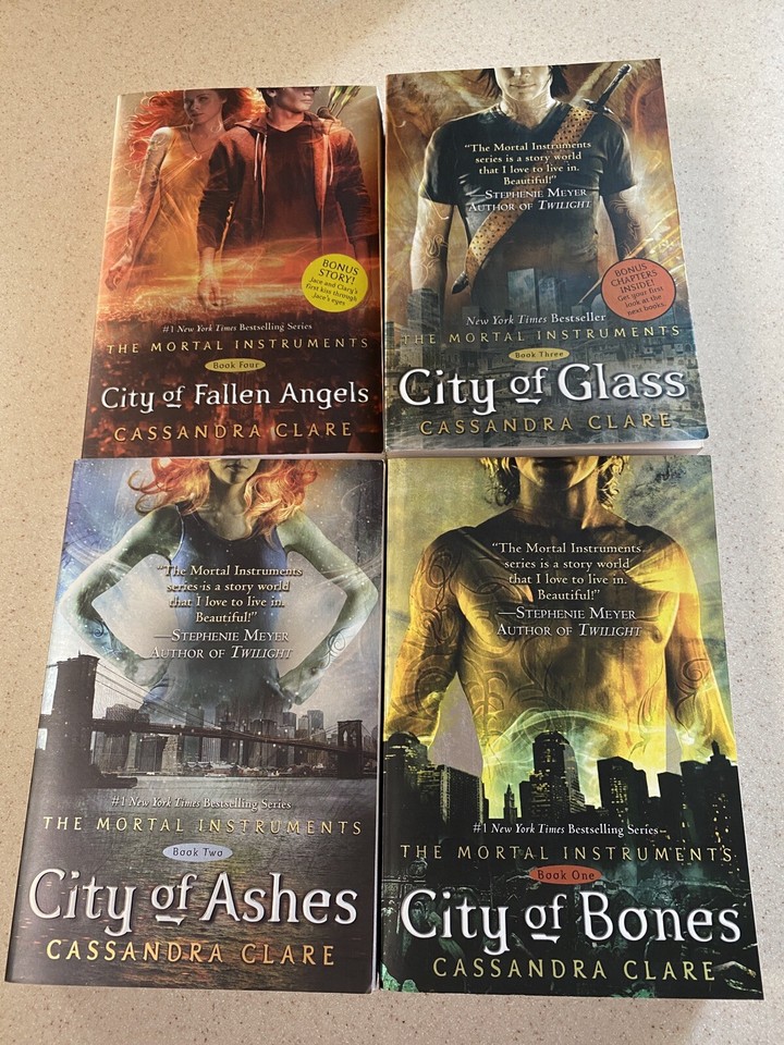 The Mortal Instruments Book Set - Paperbacks 1-4 Cassandra Claire | eBay