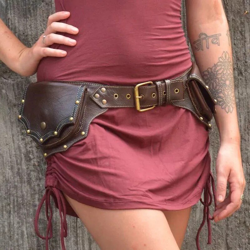 Steampunk Waist Bag Knight Leg Hip Packs Purse Victorian Punk Rock ...