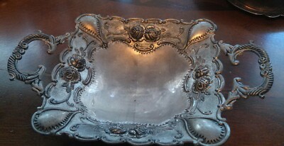 Godinger Silver Art Co Footed Dish With Handles Silverplate | eBay