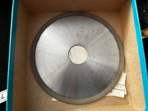 1 NOS Borazon GRINDING WHEEL USA 6" X 031" x 5/8" Hole Lot #TpRndCb LtY ...