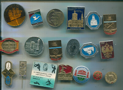 Sowjetunion: 19 Broschen und Pins (34) | eBay.de