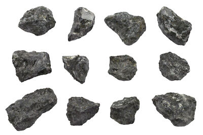 12PK Raw Gabbro Rock Specimens, 1" - Geologist Selected Samples - Eisco ...
