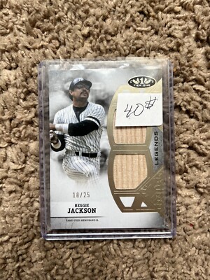 2024 Reggie Jackson Tier One double bat patch 18/25 | eBay