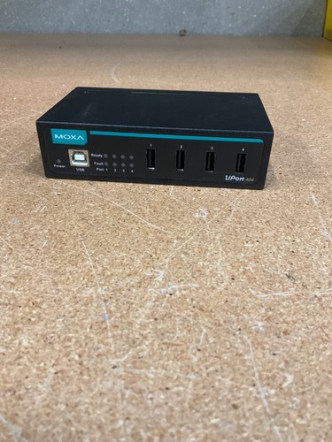 Moxa UPort 404 12-40Vdc, 1300mA, class 2 SN: TBBCB1110670. | eBay
