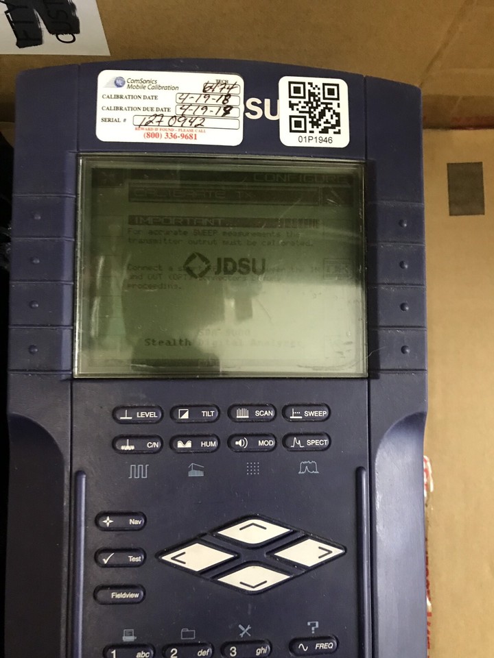 JDSU SDA-5000 Stealth Digital Cable Analyzer | eBay