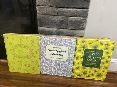 READER'S DIGEST Songbook Lot of 3 FAMILY SONGBOOK, BEST LOVED, POPULAR ...