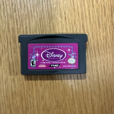 DISNEY PRINCESS Nintendo Game Boy SP GBA Advance Works Tested | eBay