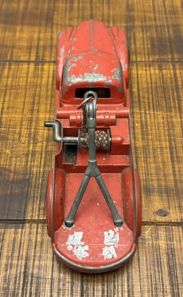 1950s Red HUBLEY Tow Truck KIDDIE TOY No. 474 ~ 9.75" Long WRECKER | eBay