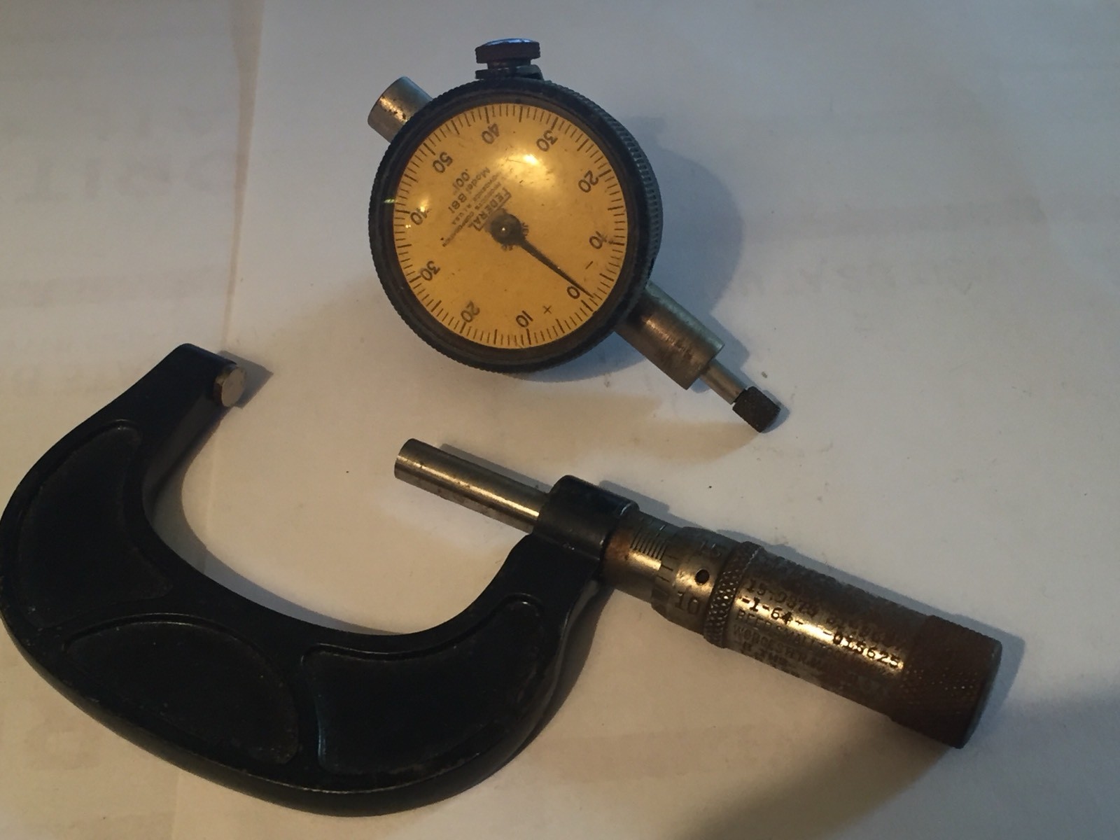 SALE REED SMALL TOOLS Micrometer 1”-2” Vintage & Federal B81 .001” | eBay