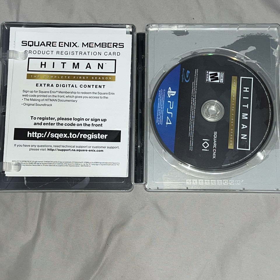 Playstation 4 PS4 Hitman Steel Book The Complete First Season | eBay