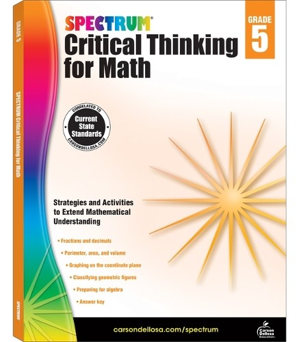 Spectrum Critical Thinking for Math, Grade 5 (Tascabile) 9781483835525 ...