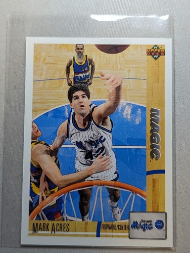 1991-92 Upper Deck NBA Mark Acres #201 | eBay Australia
