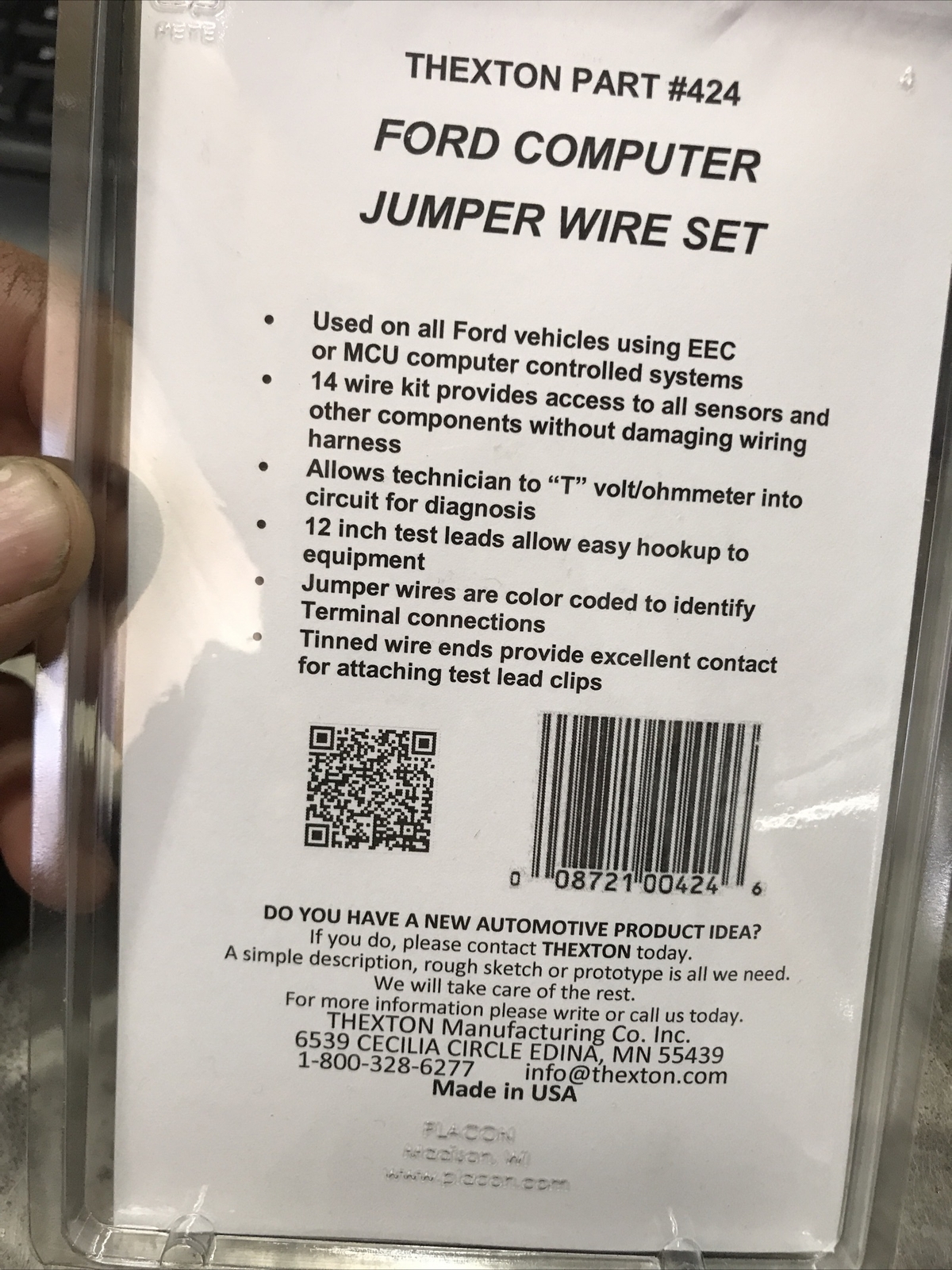 Ford Computer Jumper Wire Set Thexton diagnostic leads multi meter ...
