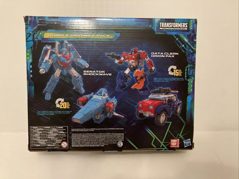 NEW Transformers Legacy Evolution Voyager Senator Shockwave Data Clerk ...