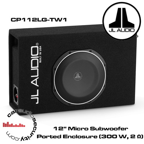 JL Audio CP112LG-TW1 - 12" MicroSub Ported Enclosure (300 W, 2 OHM) RMS ...