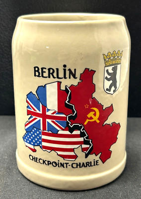 Vintage German Checkpoint Charlie Mug | eBay