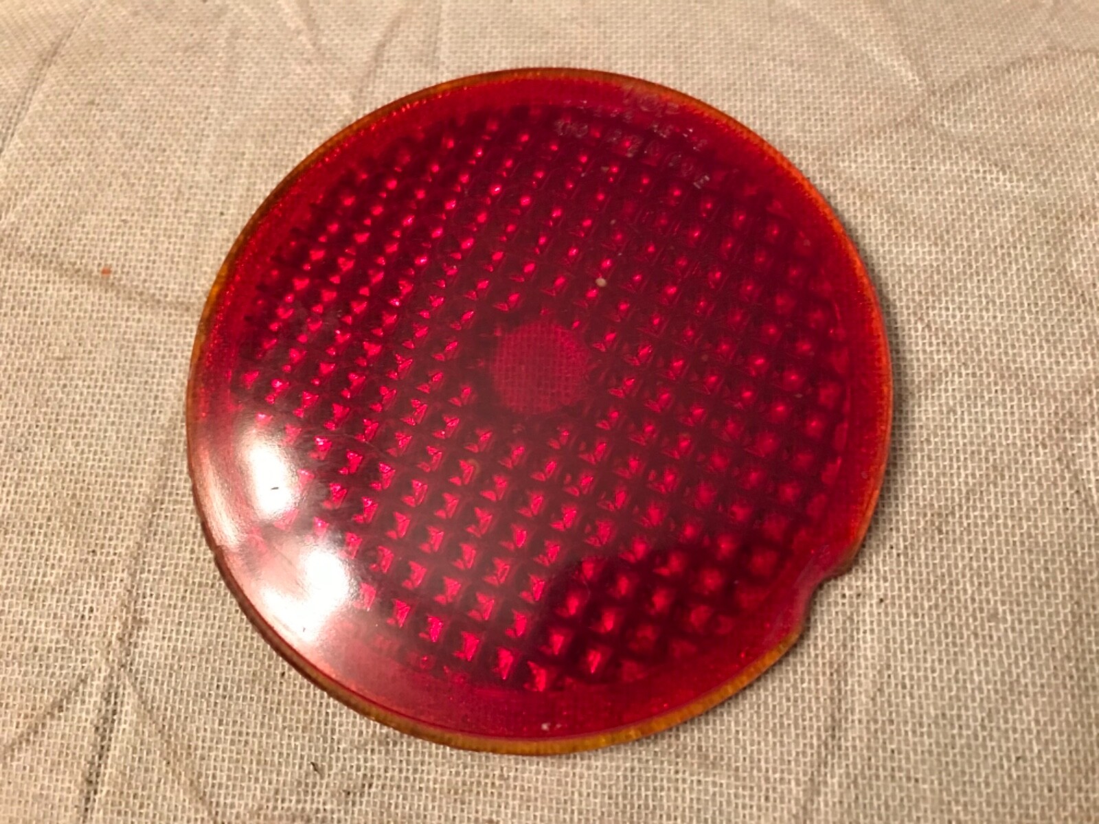 ANTIQUE Vintage Red GLASS Tail Light LENS 1933-1934 Nash | eBay