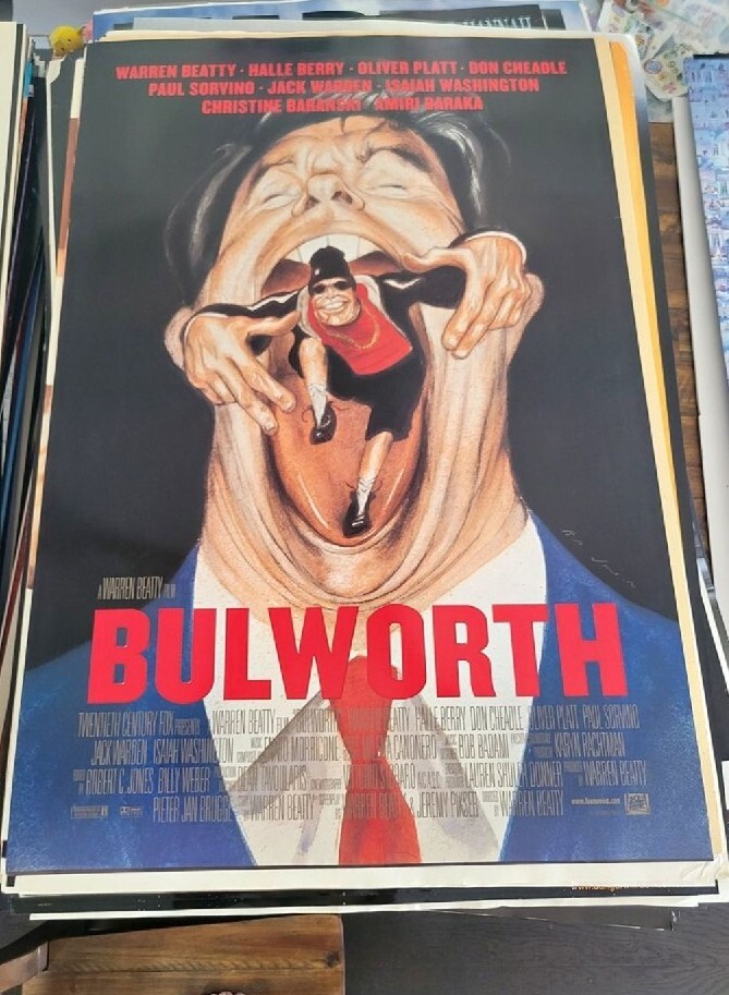 Bulworth Plakat Bulworth VHS Movie 1998 Political Comedy Starring