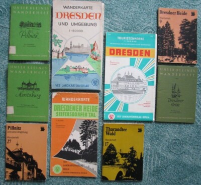 DDR Landkarten und Wanderhefte: Dresdner Umland | eBay.de