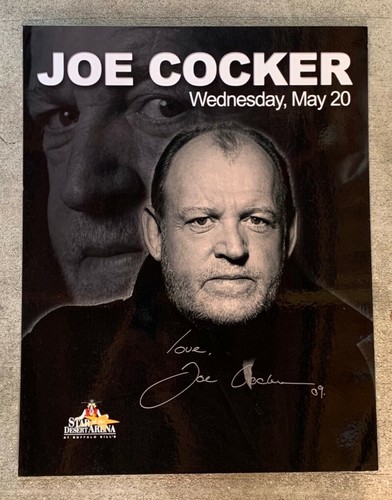 Joe Cocker Autographed Hand Signed Poster JSA/LOA | eBay