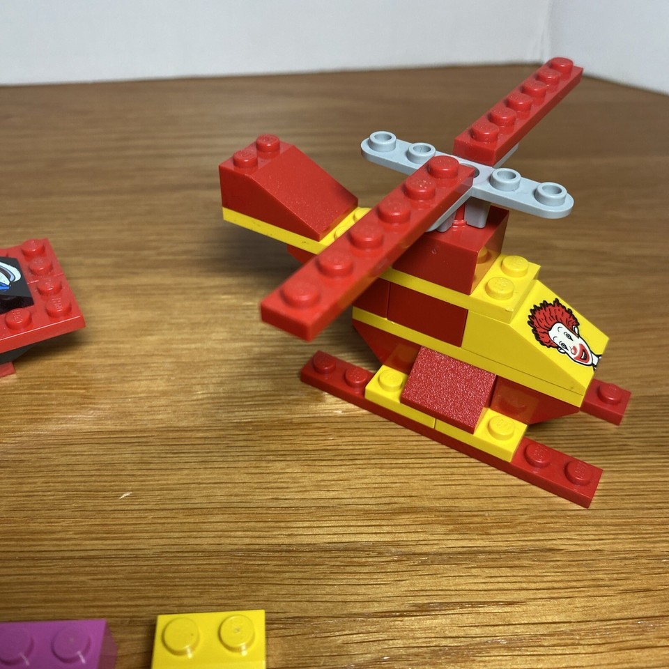 Vintage 1999 LEGO McDonalds Set 2032 Helicopter & 2069 Boat + Parts ...