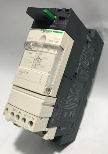 SCHNEIDER ELECTRIC MOTOR STARTER POWER LUB12 W/ STANDARD CONTROL UNIT ...
