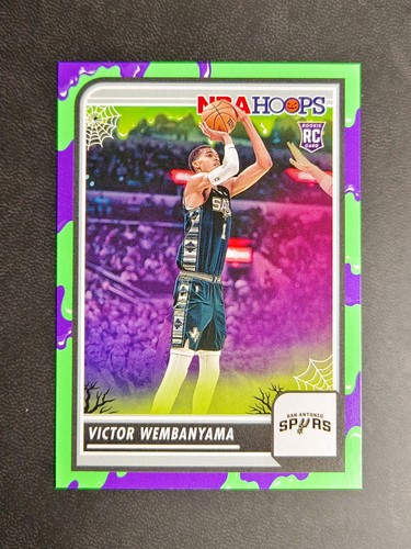 2023-24 Panini Haunted Hoops Victor Wembanyama Slime Rookie RC #108 | eBay