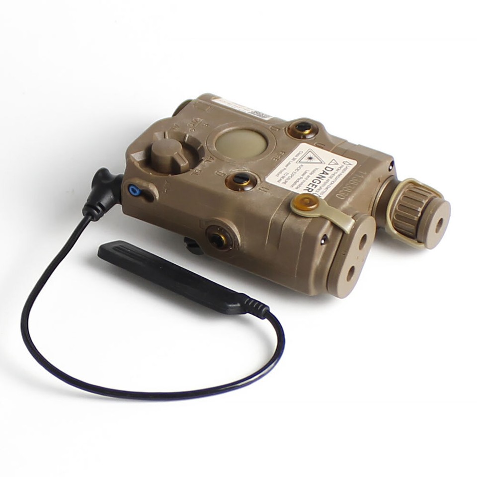 PEQ-15 Flashlight IR Lighting IR/Green/Red Laser Tactical Weapon Light ...