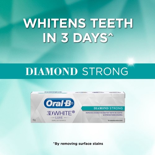 Oral-B 3D White Luxe Diamond Strong Toothpaste (2x95g) | eBay
