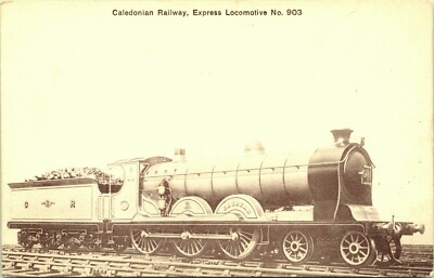 Express Locomotive No 903 Caledonian Railway POSTCARD | eBay