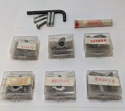 ++ Vintage Shopsmith Shaper Cutters & Router Lot - See Photos ...