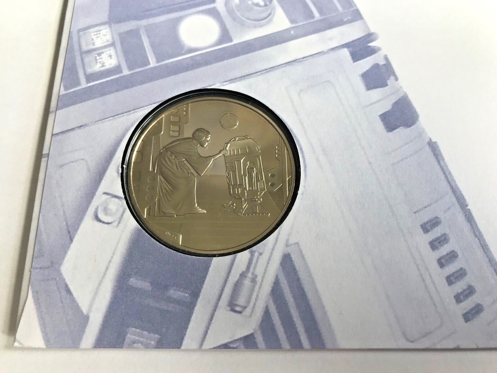 2017 STAR WARS R2-D2 PRINCESS LEIA BU COIN MEDAL FDC COVER | eBay